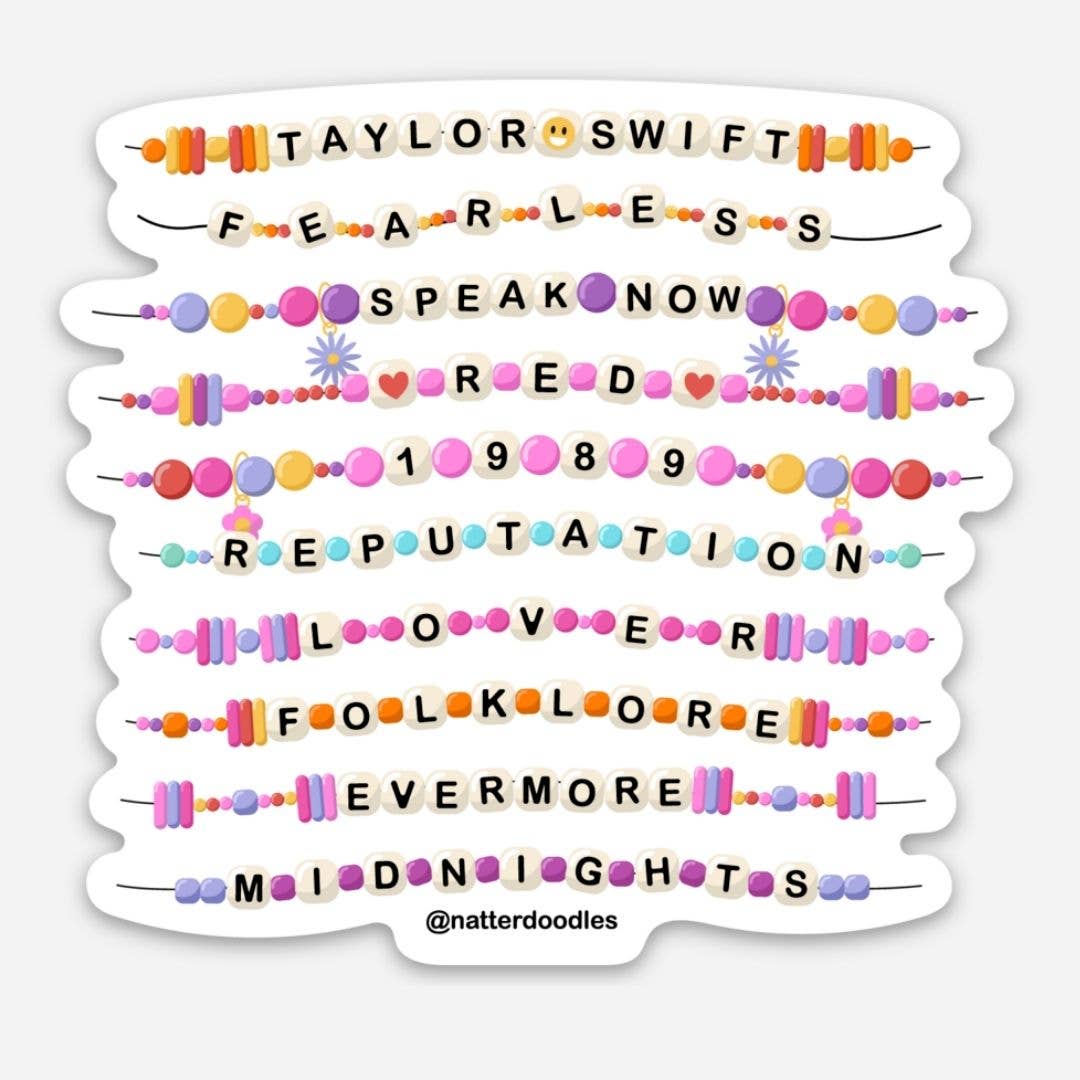 Taylor Swift Album Titles Stickers – Presley Paige
