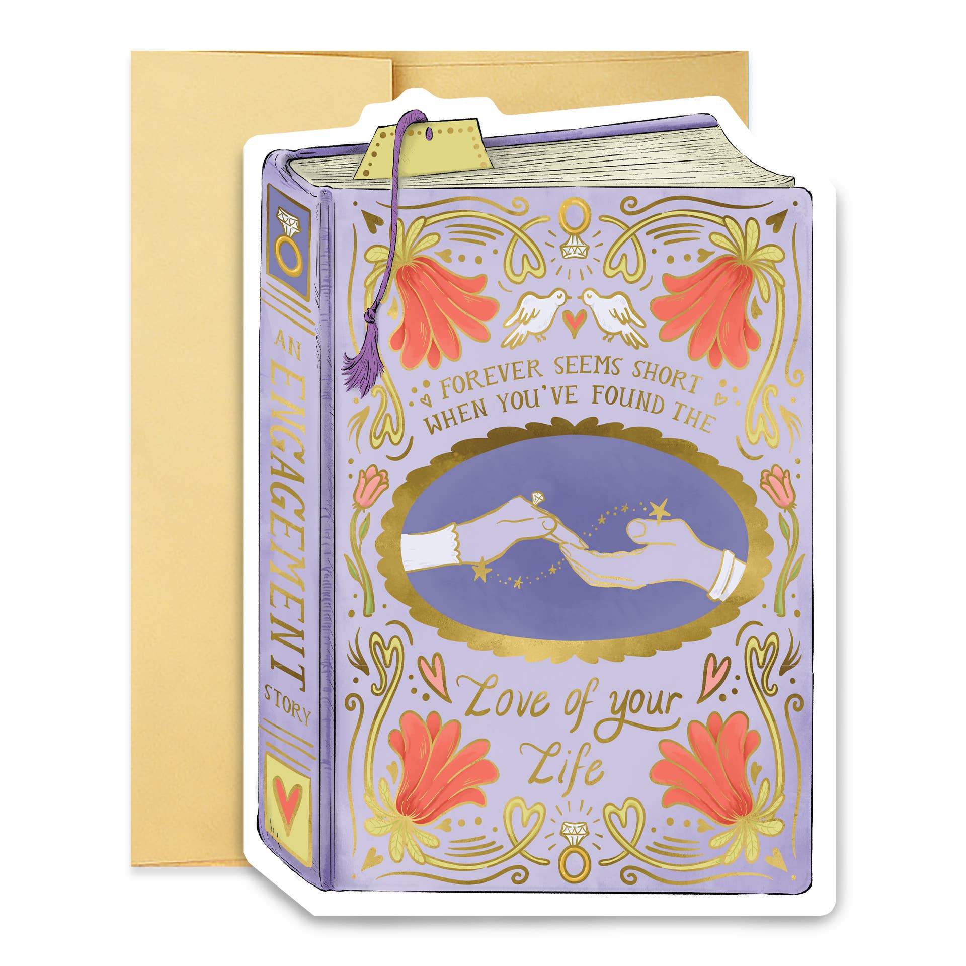 Engagement Book Cover Diecut Card – Presley Paige