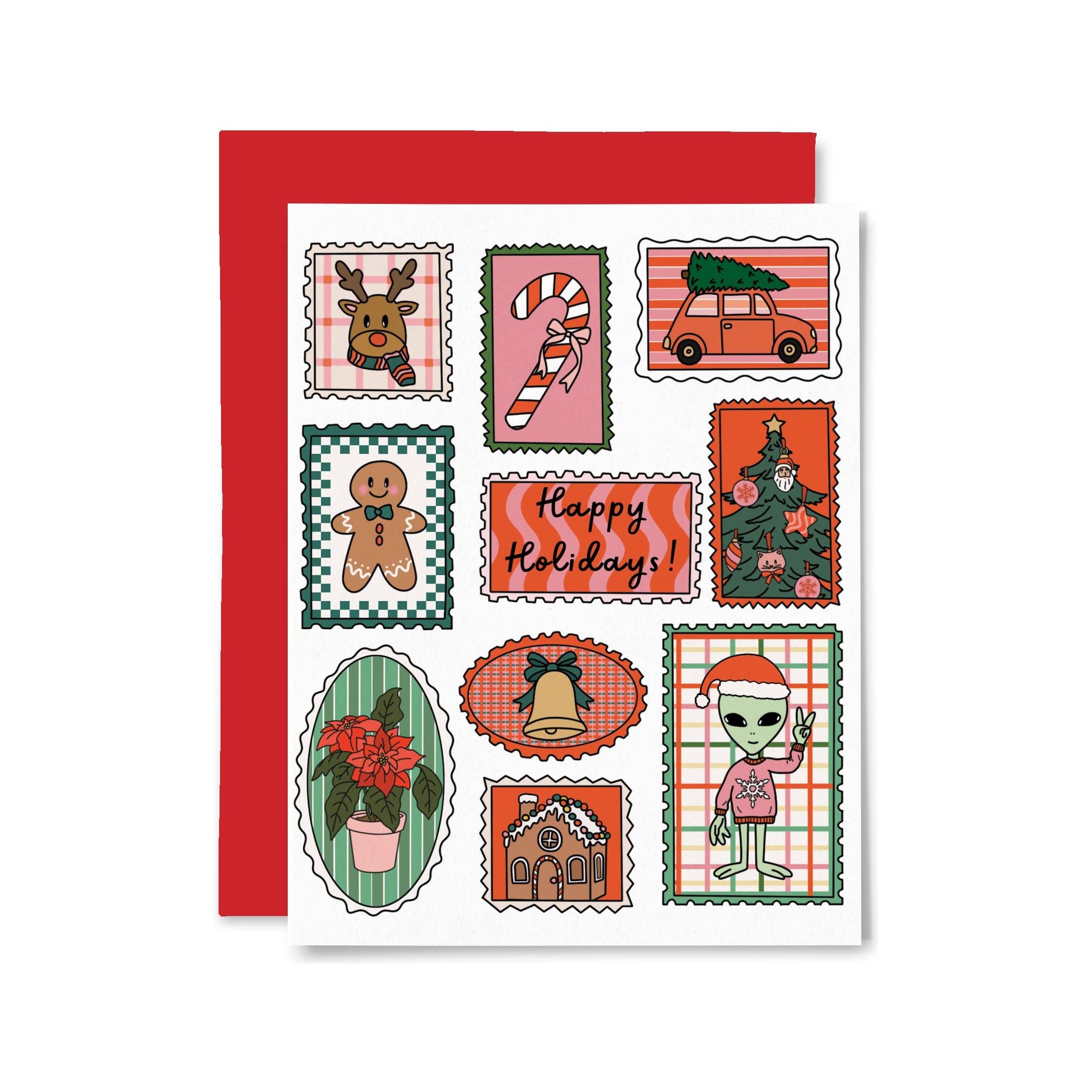 Holiday Stamps Card – Presley Paige