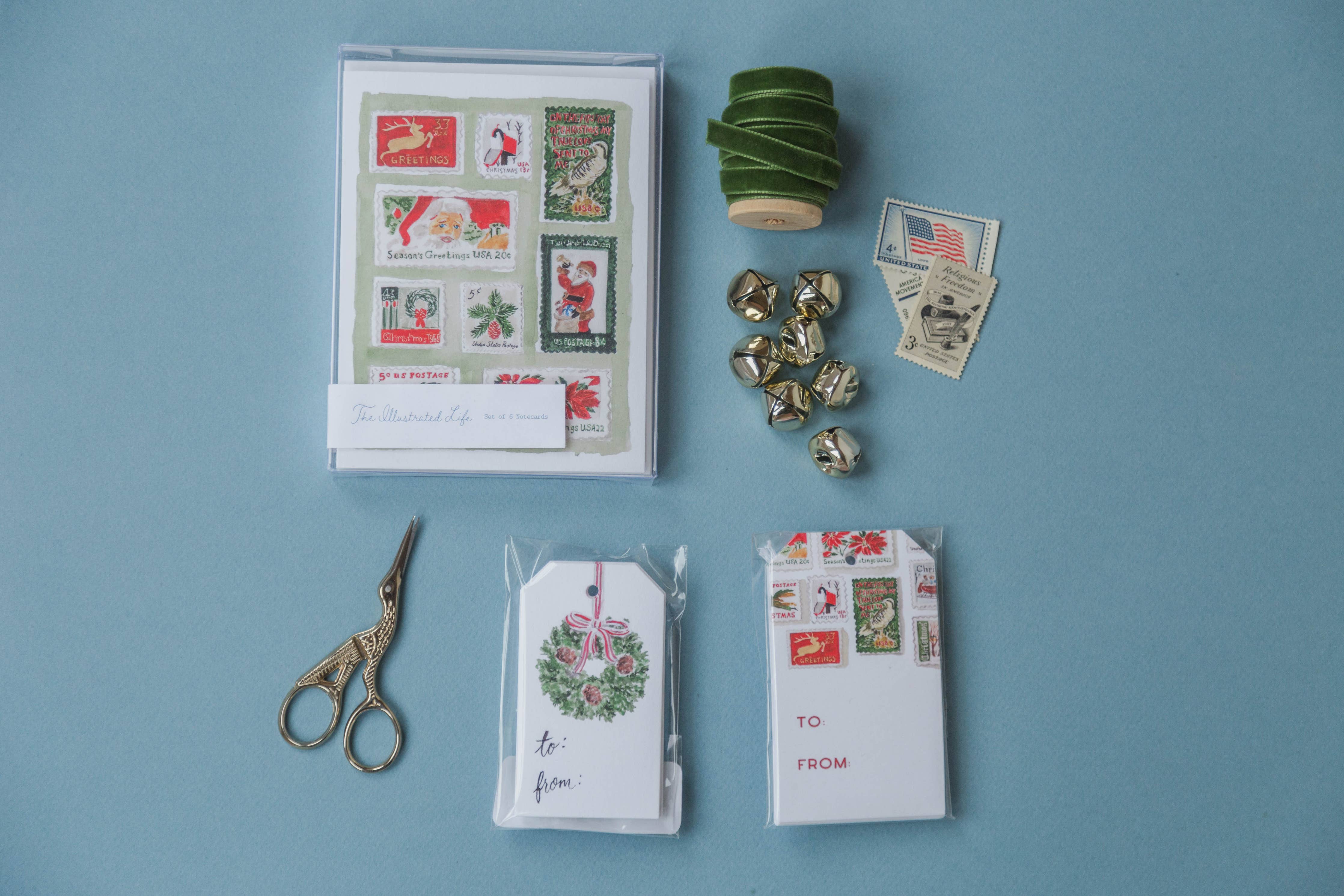 Vintage Holiday Stamp Gift Tags – Presley Paige