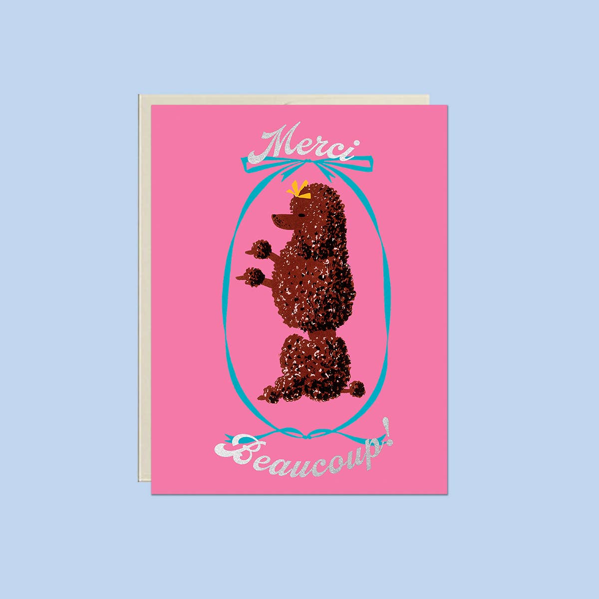 Merci Beaucoup Poodle Card – Presley Paige