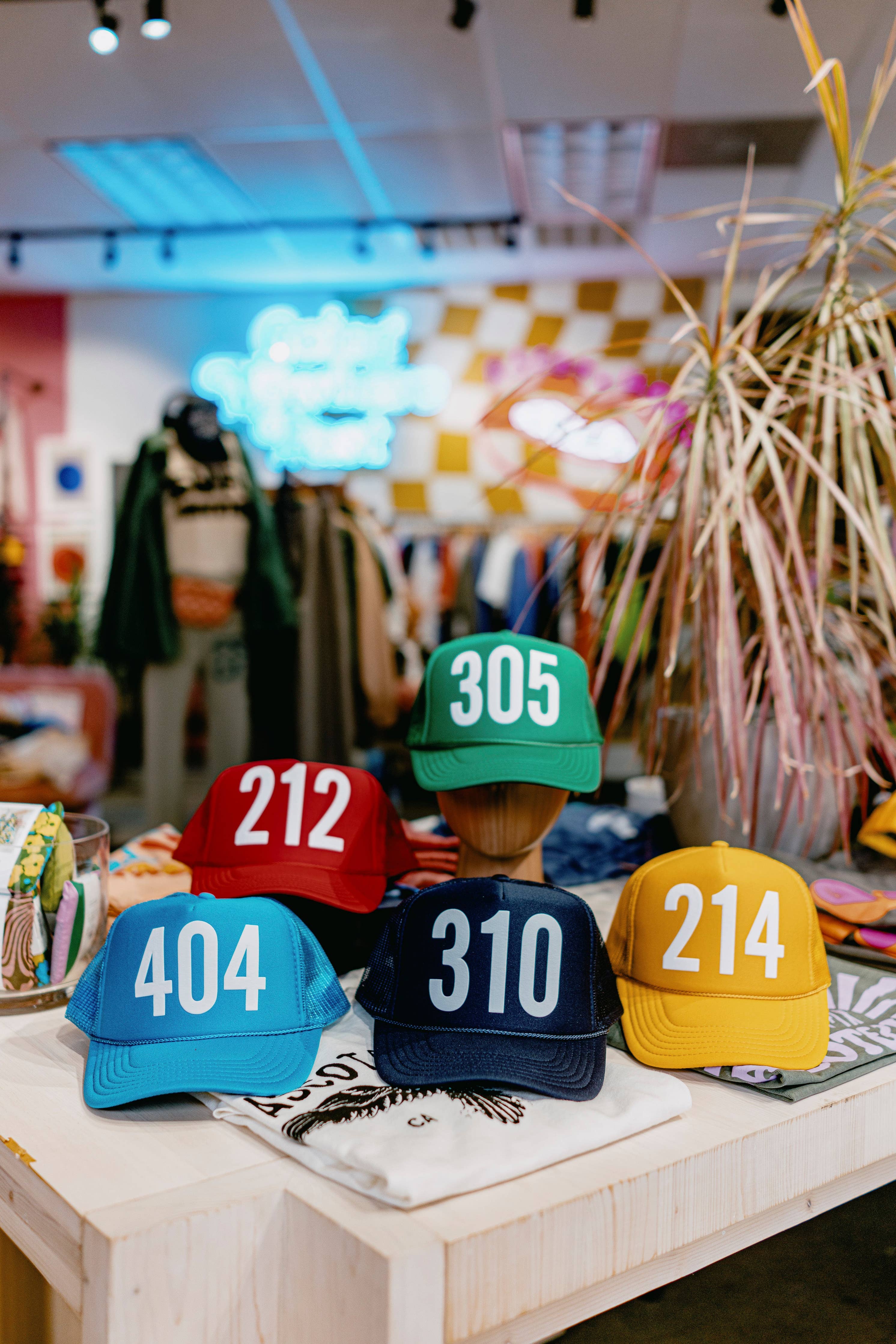 Custom Area Code Trucker – Presley Paige