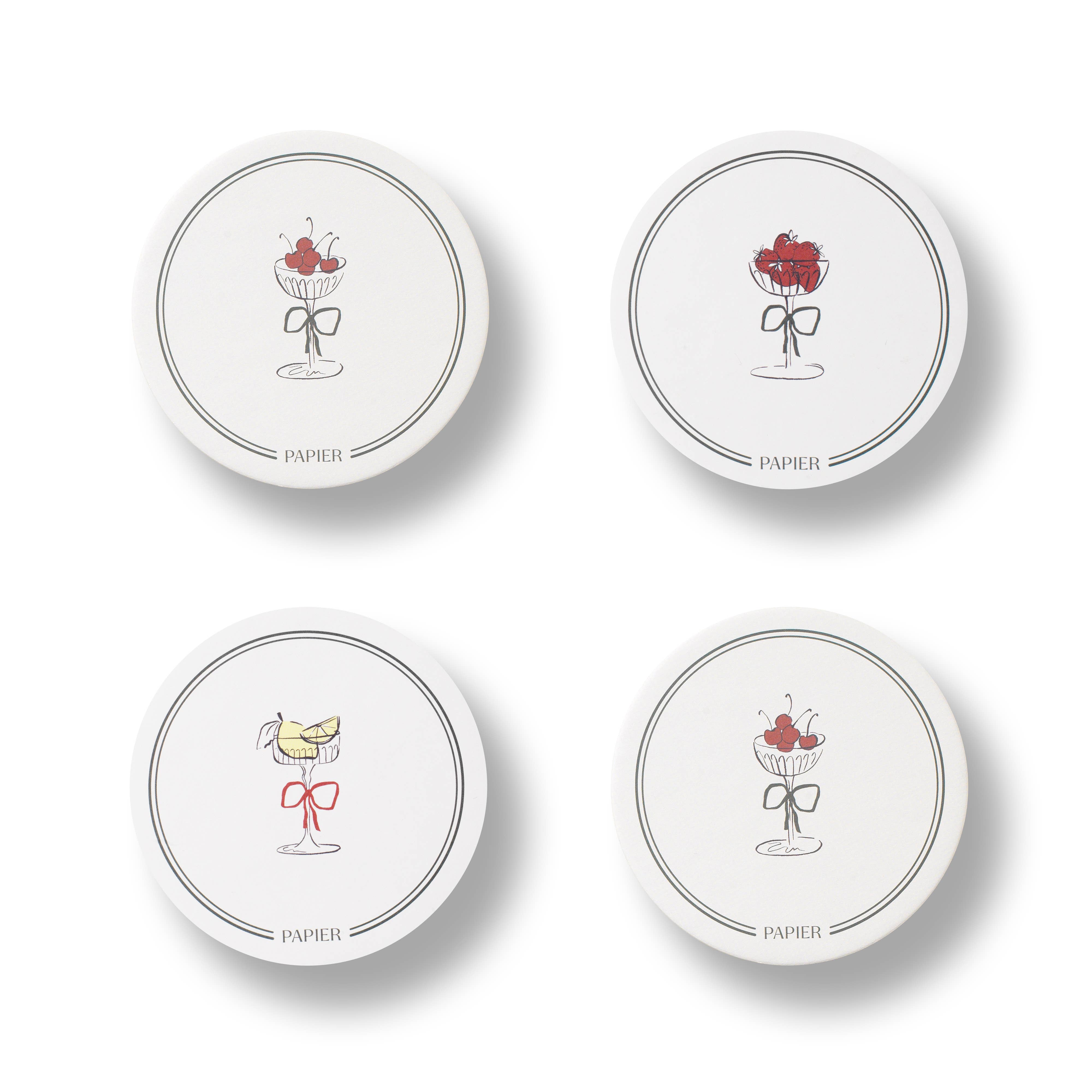 Fruits & Coupes Coasters – Presley Paige