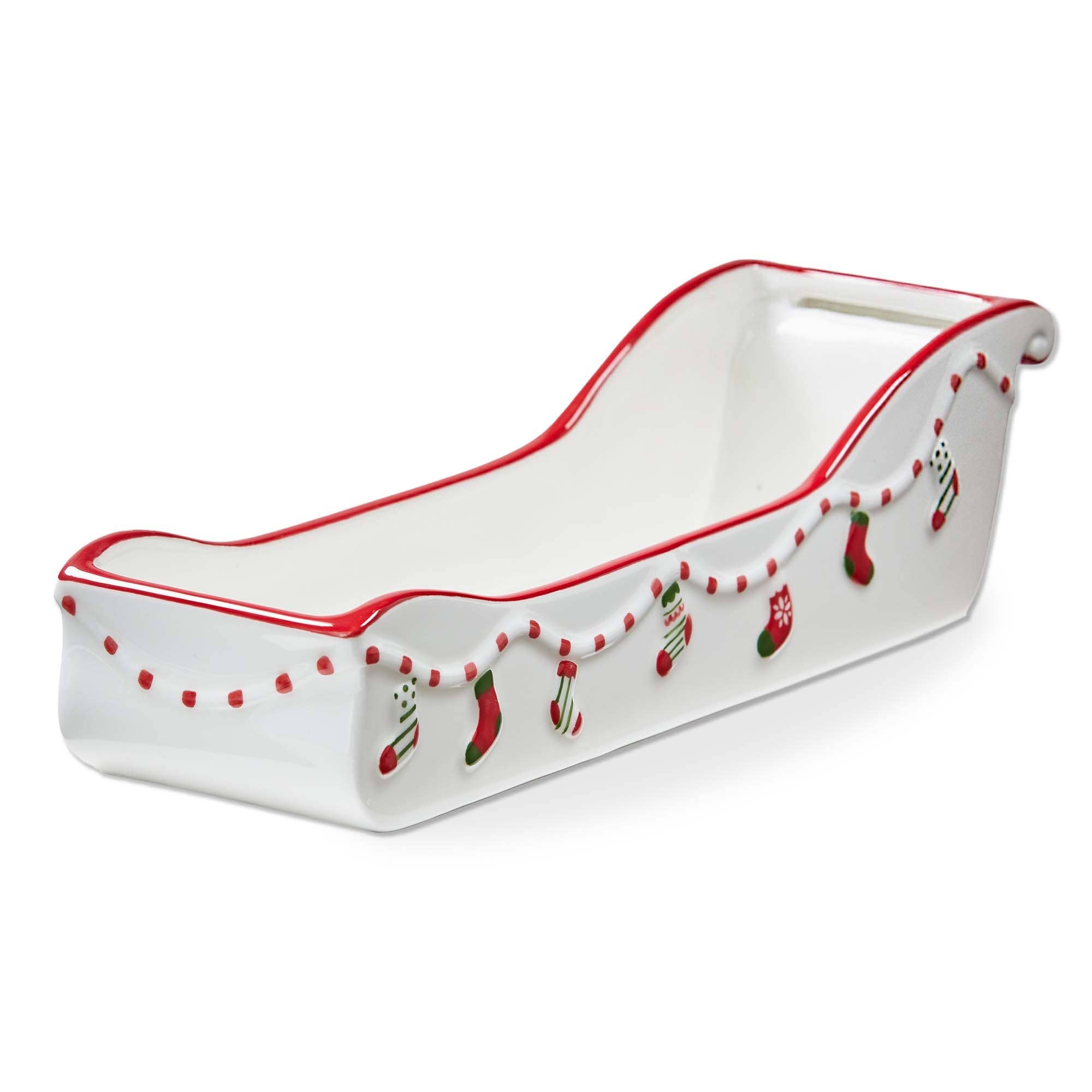 Christmas Holiday Cheer Sleigh Cracker Dish – Presley Paige