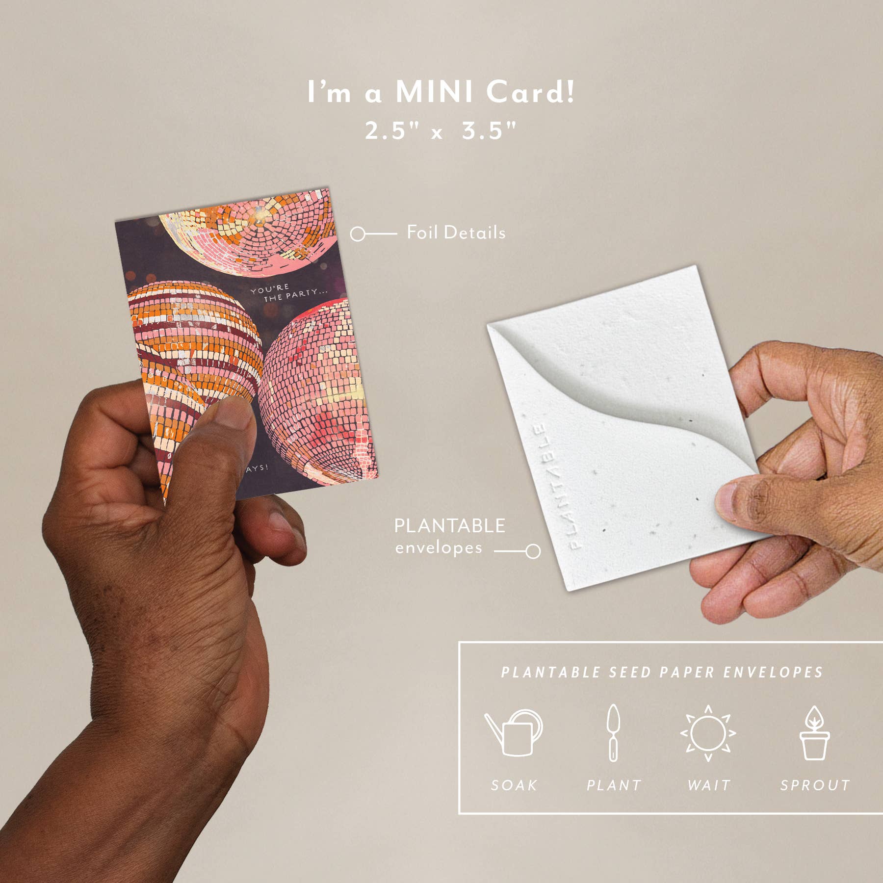 Disco Sprout Card – Presley Paige